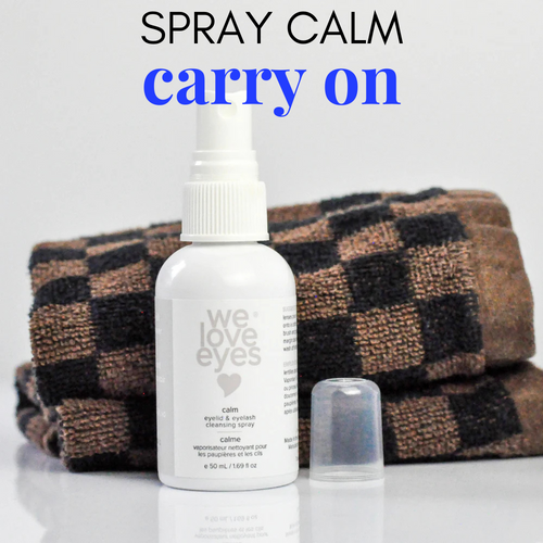 Is It Safe to Spray We Love Eyes CALM Hypochlorous Acid Spray Directly
